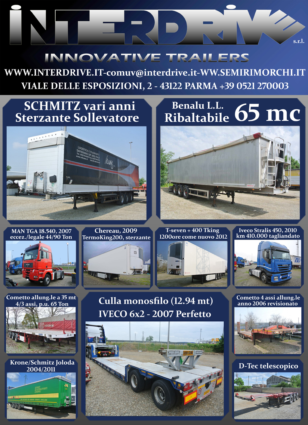 Interdrive semirimorchi camionsupermarket di luglio - Interdrive