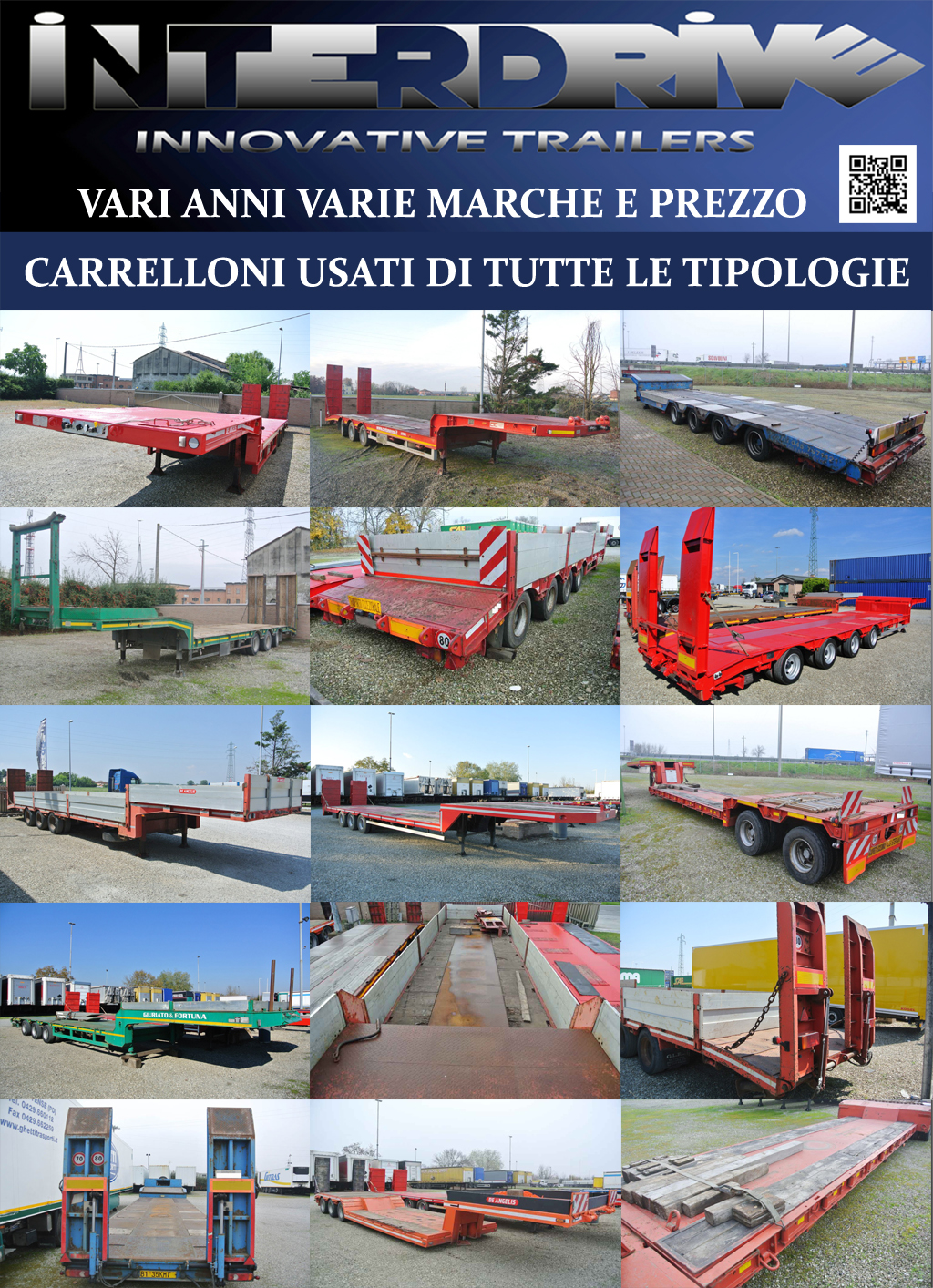 interdrive semirimorchi carrelloni usati - Interdrive