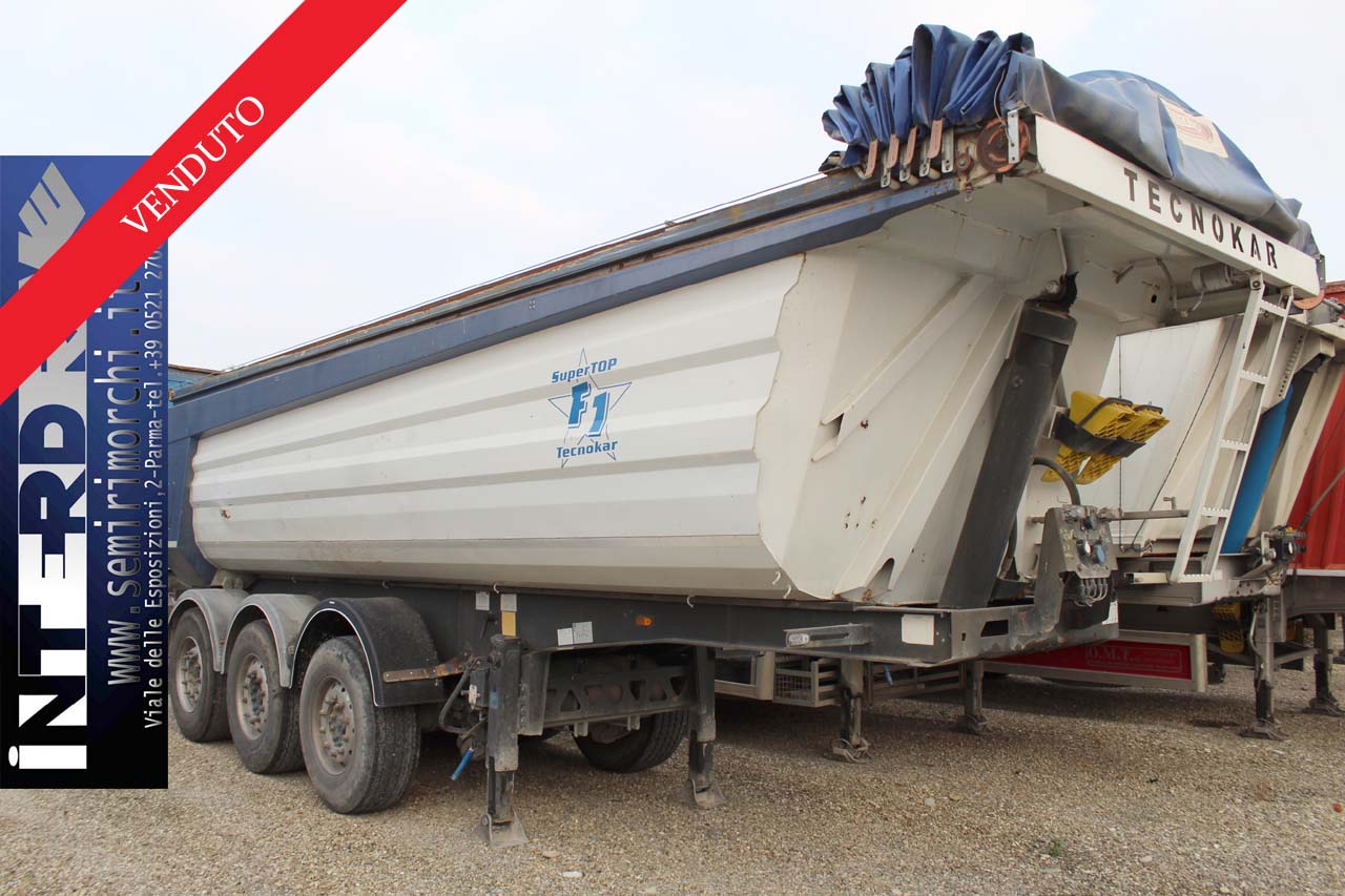 semirimorchio ribaltabile vasca 26m cubi tecnokar usato