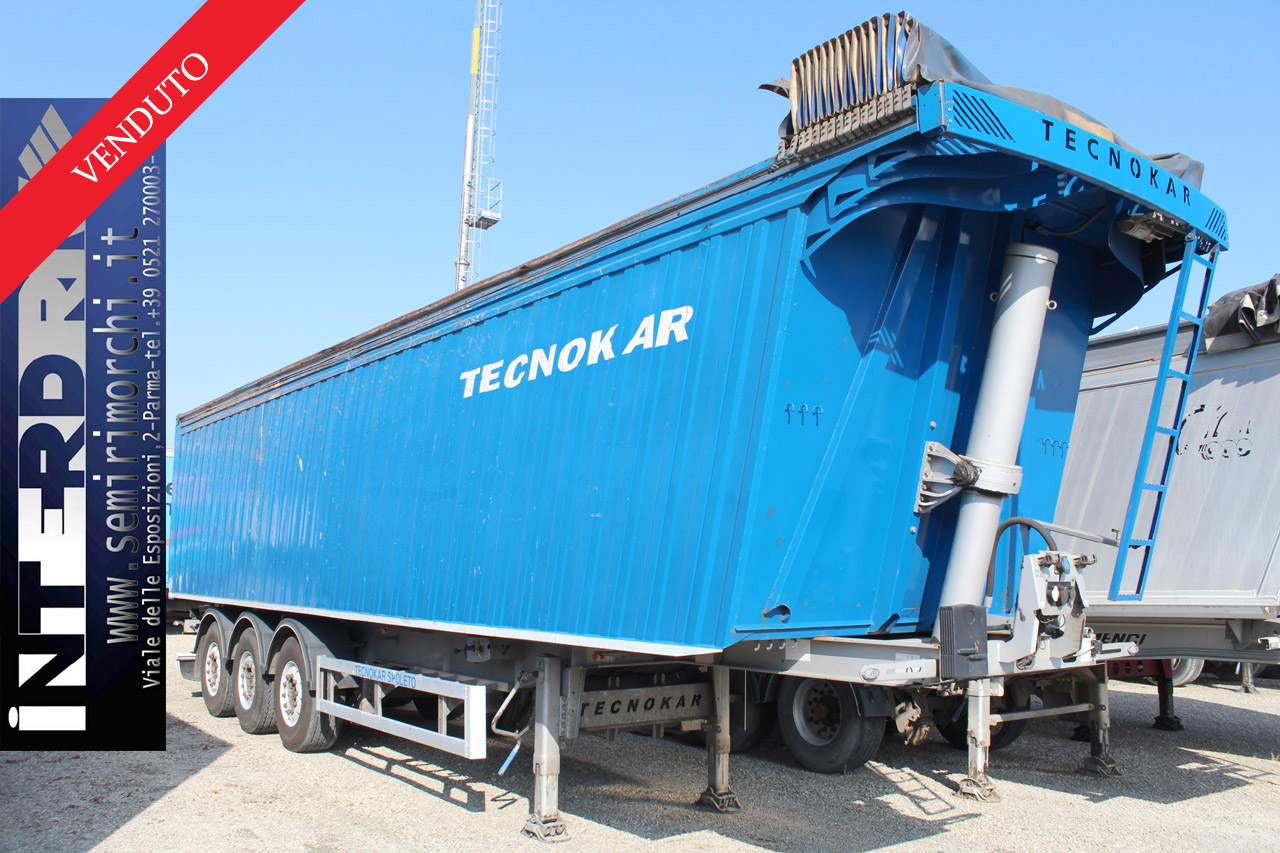semirimorchio ribaltabile vasca rottami 55m3 tecnokar usato