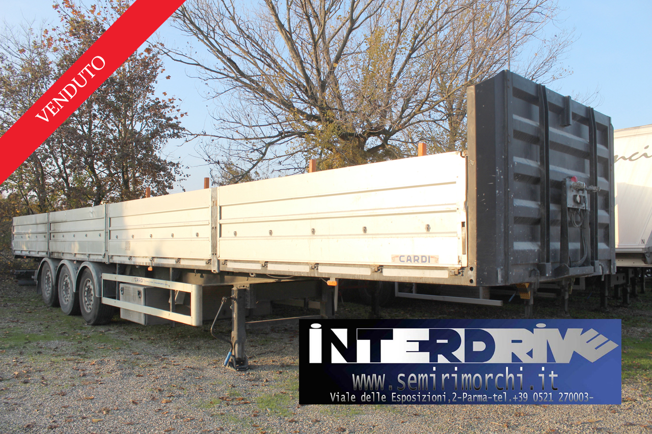 semirimorchio cassonato coils cardi usato