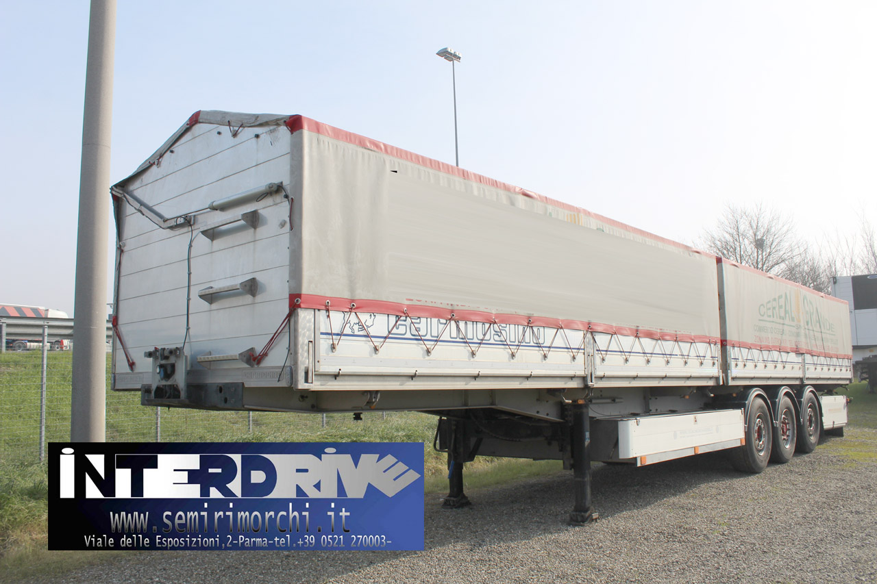 semirimorchio ribaltabile doppia cassa carmosino usato