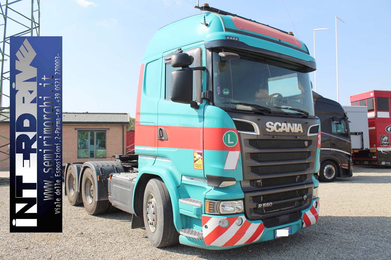 trattore eccezionale Scania R580 3assi 6x4 usato
