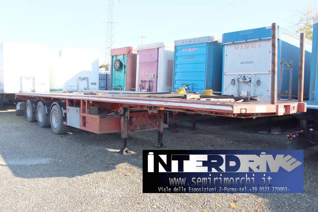 semirimorchio pianalato cometto allungabile 20m usato