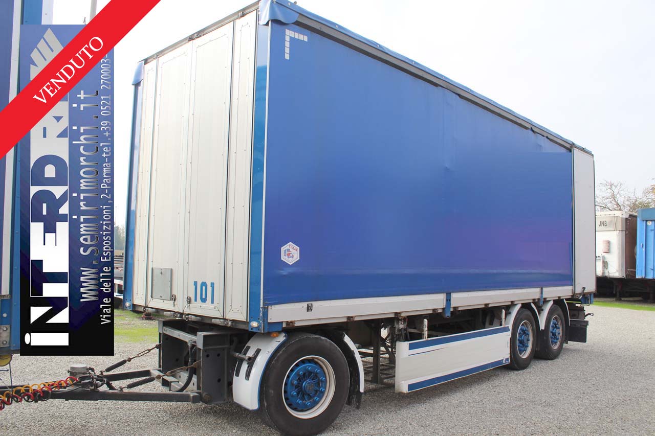 rimorchio centinato sponde 3 assi omar usato